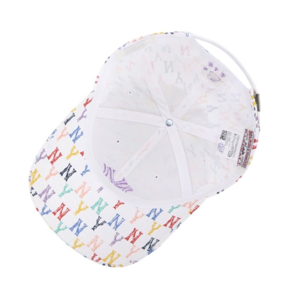 Mũ MLB Monogram Rainbow Structure Ball Cap New York Yankees 32CPFM111 ...