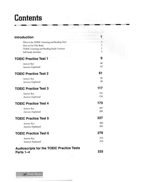 Barron's Toeic Practice Exams