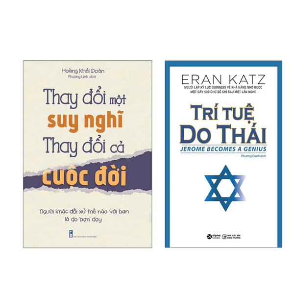 Combo sách: Thay Đổi Một Suy Nghĩ Thay Đổi Cả Cuộc Đời + Trí Tuệ Do Th