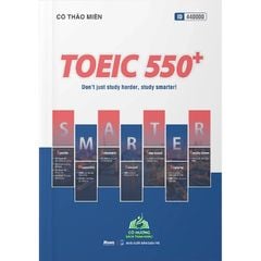 Toeic 550+, sách luyện toeic 2 kỹ năng reading & listening 2024