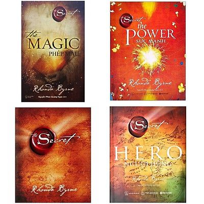 Combo 4 cuốn The Secret , Magic Phép Màu - Hero Người Hùng - Secret Bí