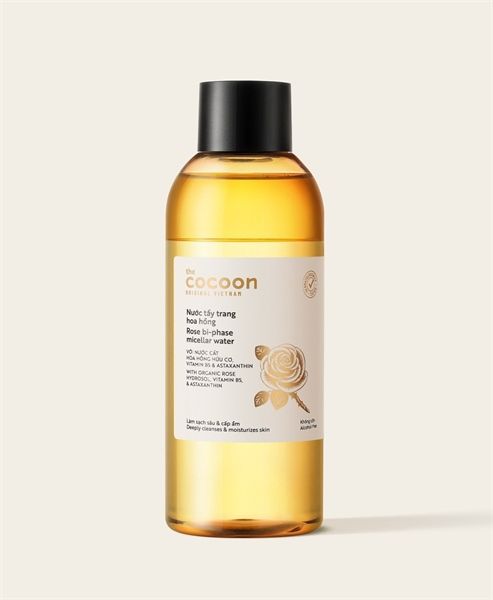 NƯỚC TẨY TRANG HOA HỒNG COCOON ROSE BI-PHASE CÓ LỚP DẦU 310ML [GIÁ NIÊM ...