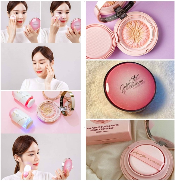 LẺ 1 HỘP PHẤN TƯƠI PERFECT SKIN ART FLOWER DOUBLE POWER (DATE 10/2022)LẺ 1 HỘP PHẤN TƯƠI PERFECT ...