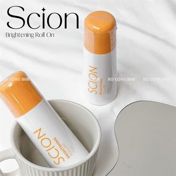 Lăn Khử Mùi Scion Whitening Roll On 75ml (Nắp Vàng)LĂN KHỬ MÙI SCION ...