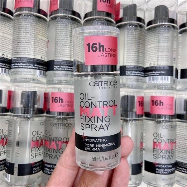 XỊT KHOÁ MAKEUP KIỂM SOÁT DẦU CATRICE OIL CONTROL MATT FIXING SPRAY ...