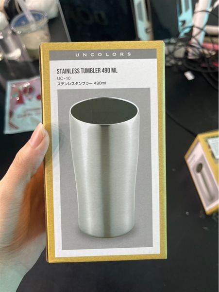 T182 Cốc giữ nhiệt chân không 2 lớp inox 304 Kakusee hàng Nhật Bản nhập khẩu 490mlT182 Cốc giữ ...