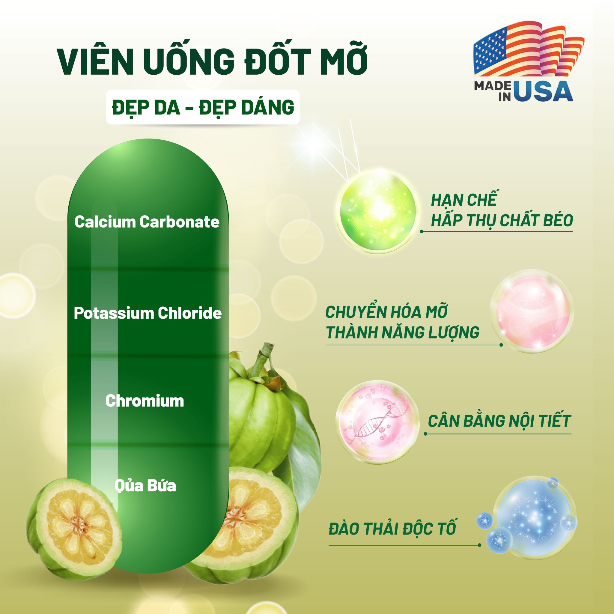 Viên Uống Đốt Mỡ Siết Cơ Cấp Tốc Gin Clean Made In USA Hộp 30 viênĐốt Mỡ Gin Clean Made In USA ...