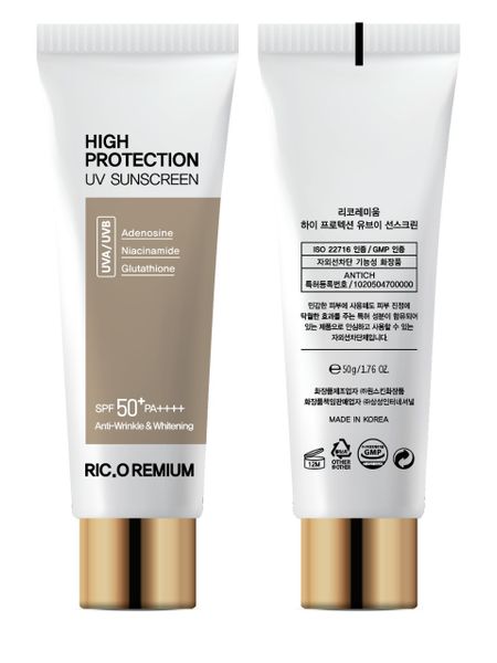 Kem Chống Nắng RIC.O Remium High Protection UV Suncream SPF+ 50 ...