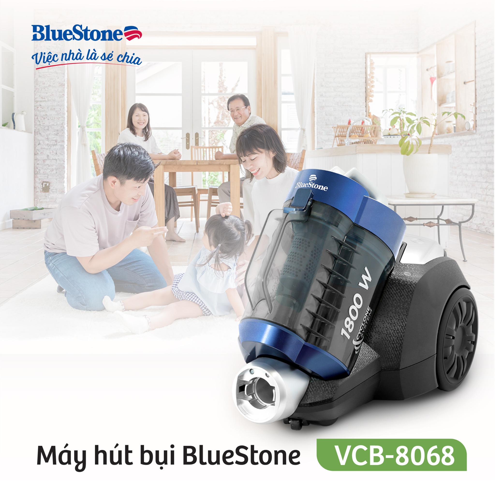 Máy Hút Bụi BlueStone VCB-8068 – BlueStone Việt Nam