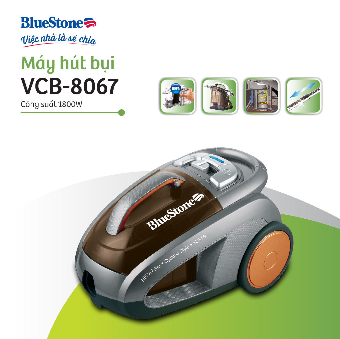 Máy Hút Bụi BlueStone VCB-8067 – BlueStone Việt Nam