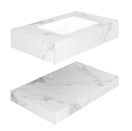 Chậu đặt bàn đá 2 tầng Viglacera S-VI14-9GP01 – THIẾT BỊ VỆ SINH BÙI MINH