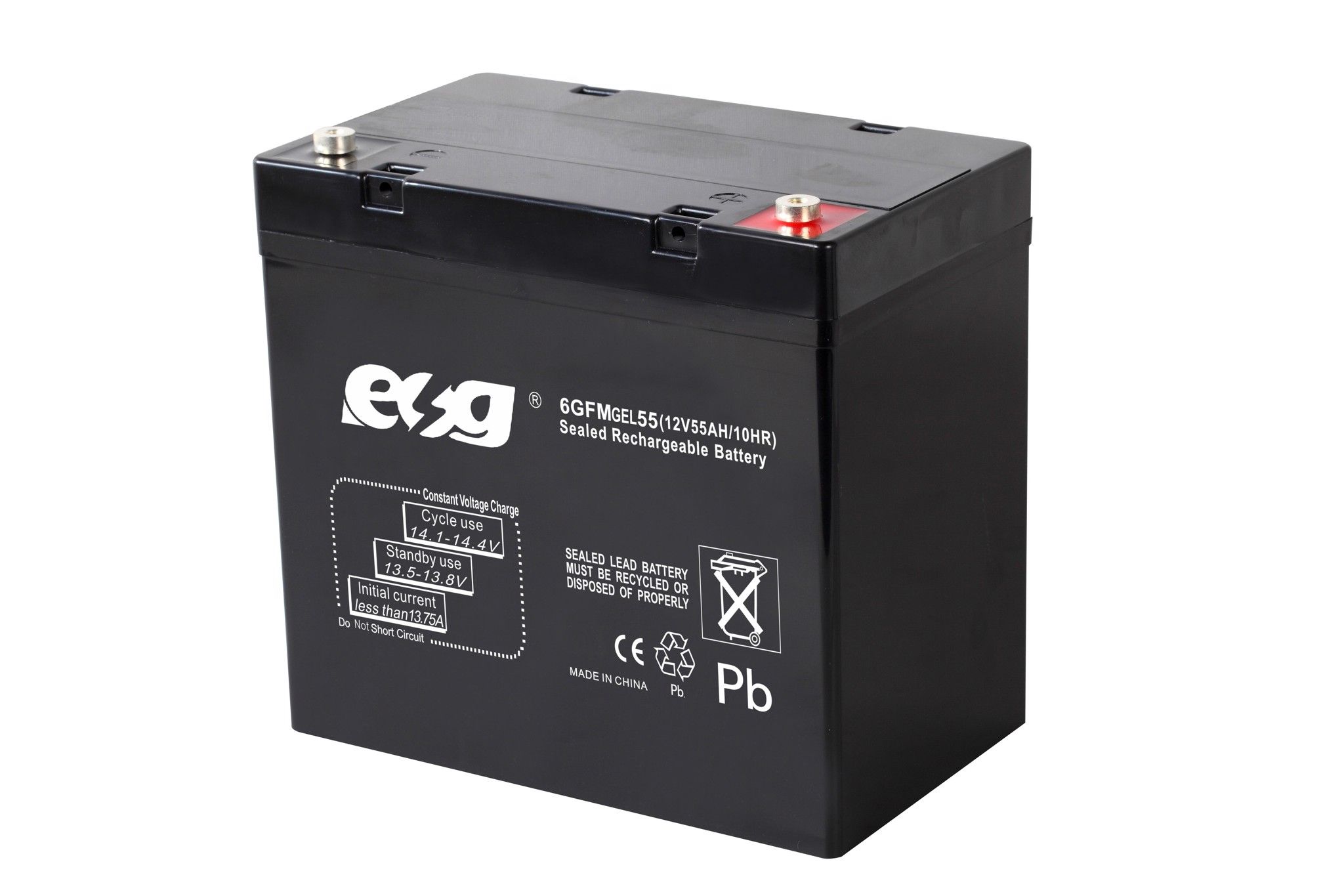 Bộ Biến Tần Esg 12v 50ah 55ah Axit Chì Bộ Pin Năng Lượng Mặt Trời Di Đ ...