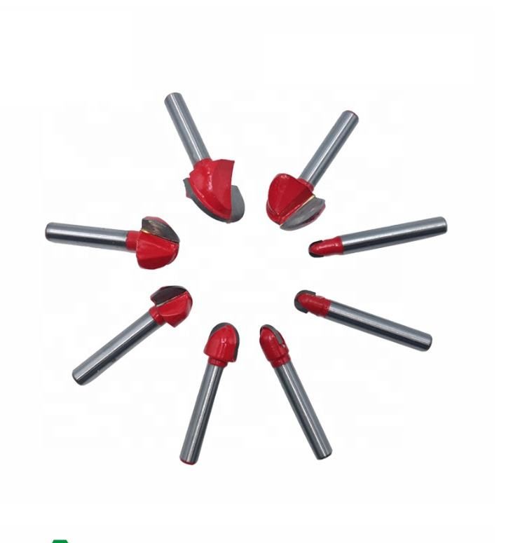 Mũi Dao Phay Gỗ Dụng Cụ Cắt Phay Cnc Cửa 1/4 Bộ Mũi Dao Phay 1/2 Mũi ...