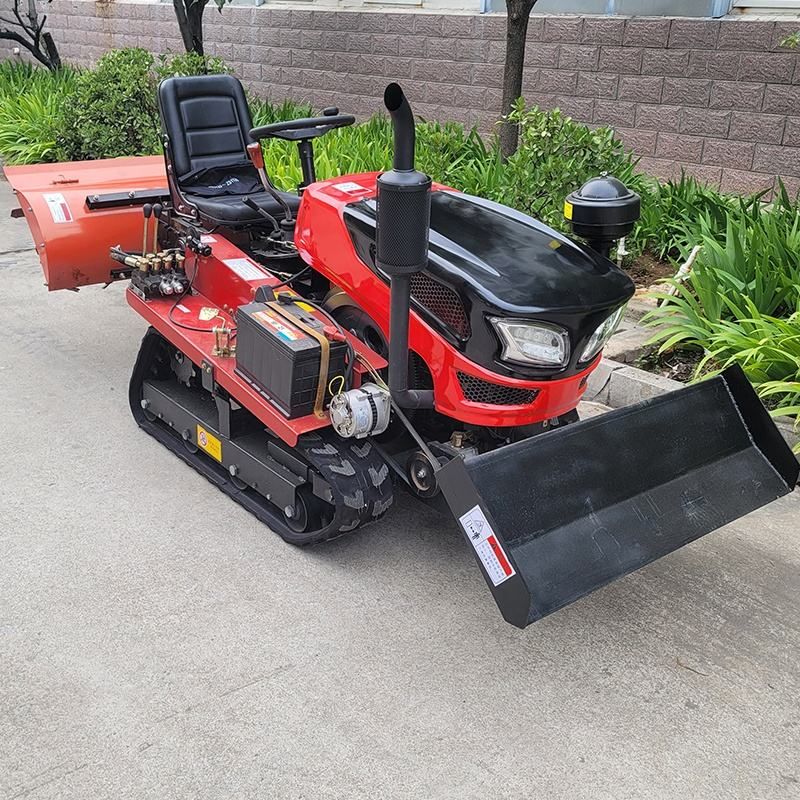 Máy Cày Máy Kéo Bánh Xích Mini Động Cơ Diesel 35hp Máy Cày Quay Lưng Đa ...