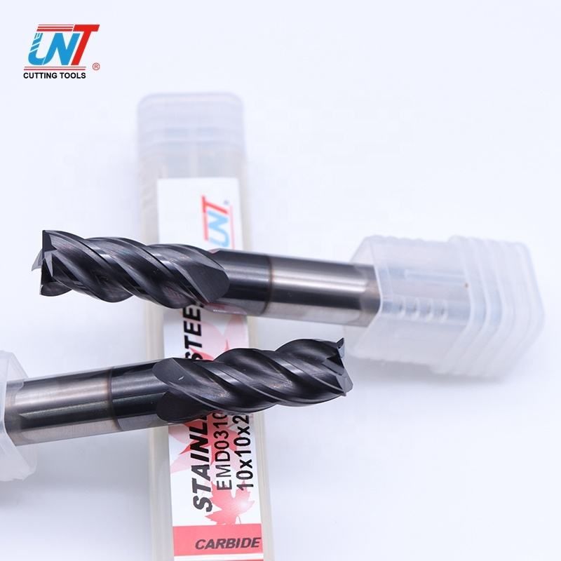 Cnc Phay Router Carbide 4 Flute Flat Rough End Mill Phay Cutter,D10 * L25 * D10 * 75l * 4f - Buy ...