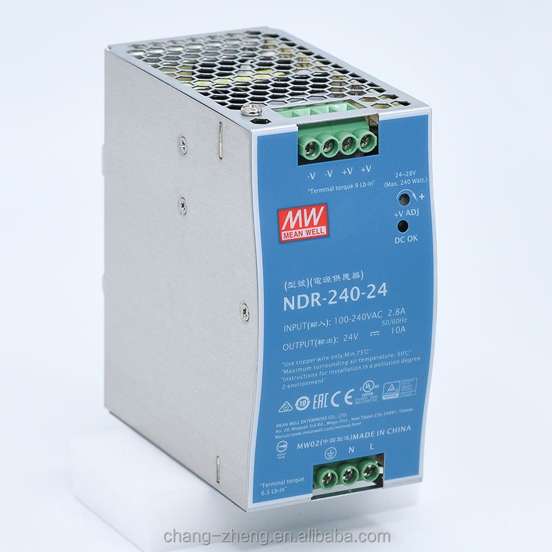 Nguồn Điện Meanwell Ndr 12v 24v 48v 75w 120w 240w 480w Bộ Nguồn Chuyển Mạch Đường Ray Din Cho Hệ ...