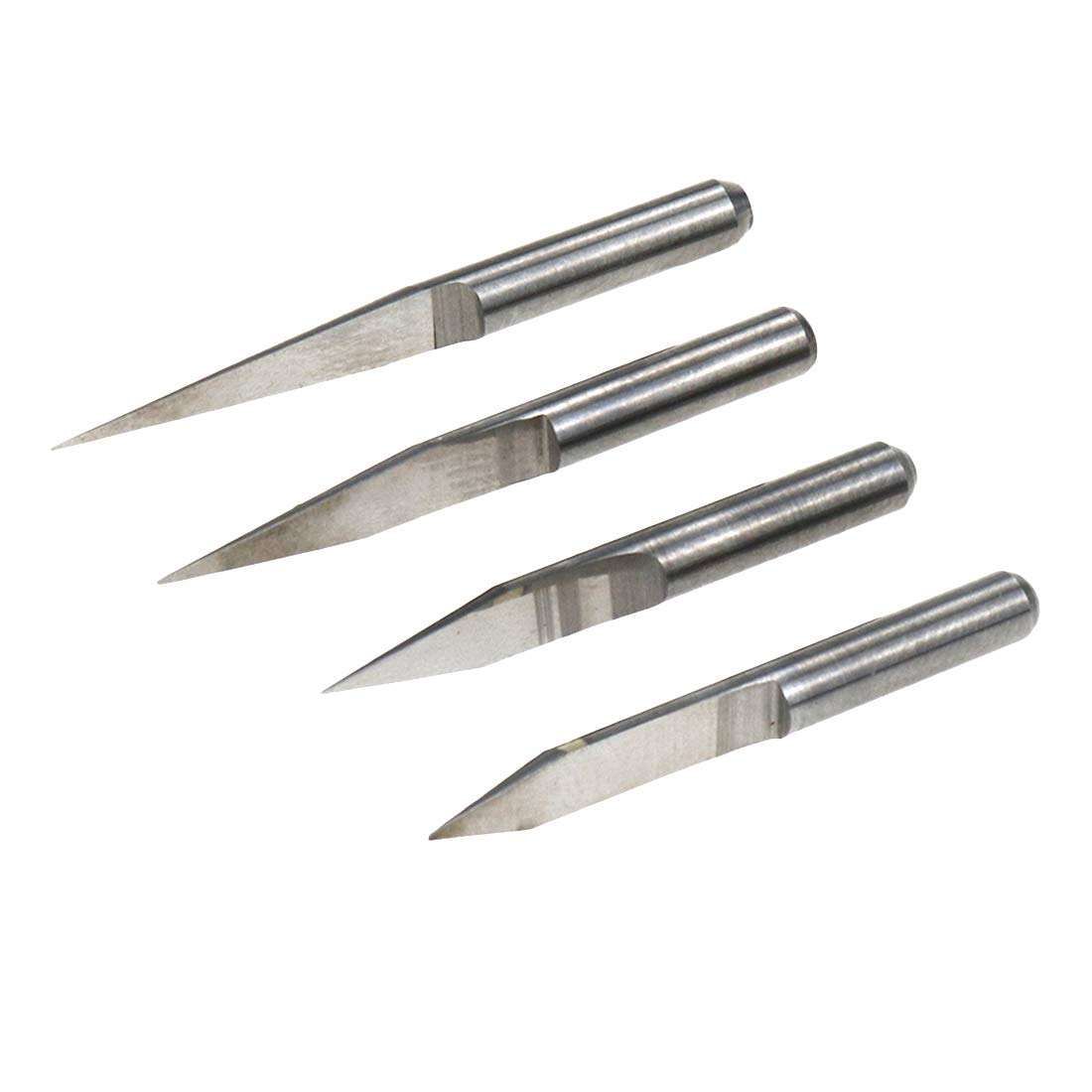 Dao Phay Soao 10 Cái 3.175mm 60 Độ Cnc Router Bit Chính Xác Mài V-shap ...