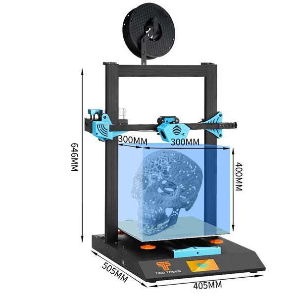Máy In 3d Twotrees Blu-5 Kích Thước Lớn 300x300x400mm Máy In 3d Impred ...