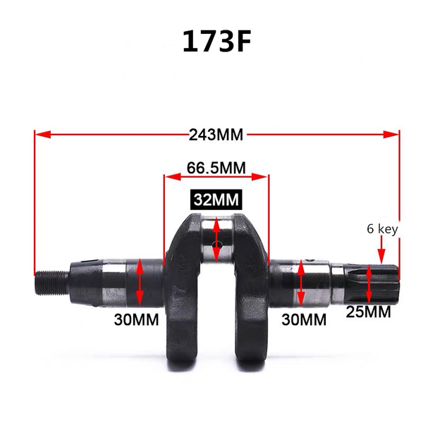 Động Cơ Diesel Crankshaft 173f 178f 186f 186fa 188f 192f Phù Hợp Cho K ...