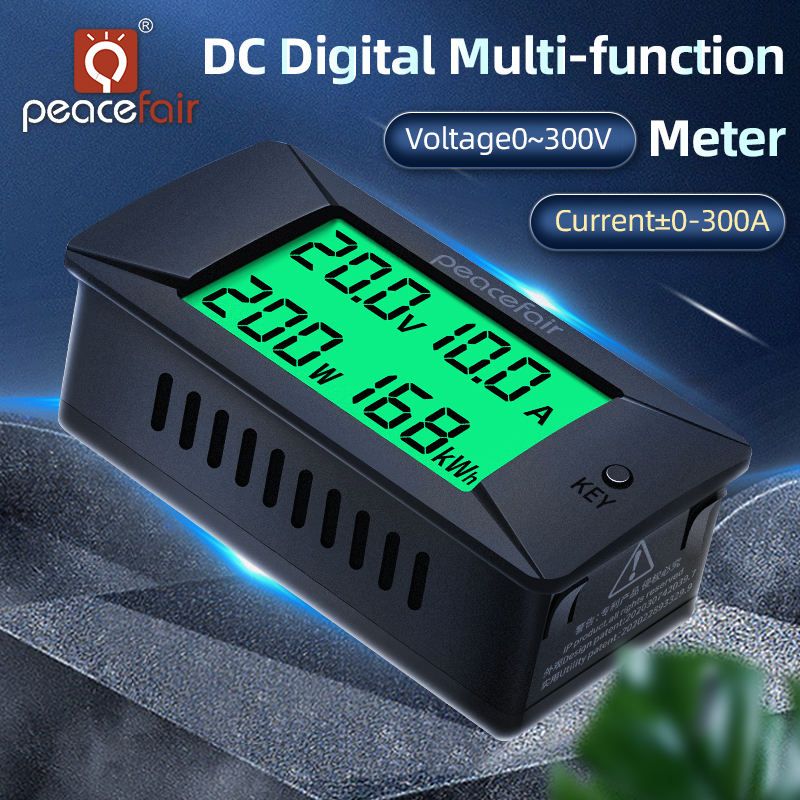 Pzem-025 Peacefair 300v 200a Shunt Xe Vôn Kế Ampe Kế Vôn Kế Kwh Dc Máy ...