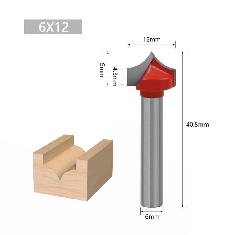 Dao Khắc/miệng Sắc Cán 6mm Dao Phay Làm Mộc Lạ Mắt Máy Khắc/dao Tấm Cử ...