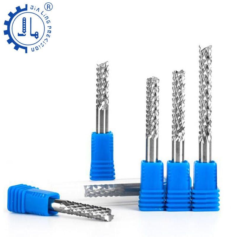 Carbide Pcb Gong Dao Ngô Răng Cuối Mill 3.175mm 4 6 Spiral Router Bits ...