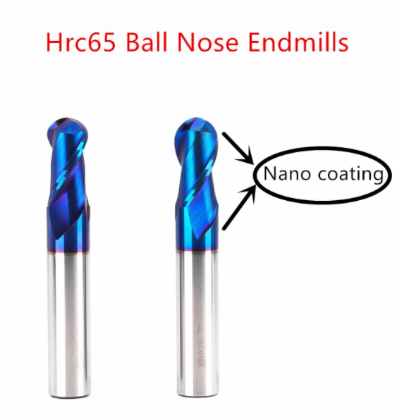 Hrc65 Bóng Mũi End Mills Cnc Rắn Tungsten Carbide Phay Cutter Công Cụ – Công Xưởng Máy - Vật Tư ...