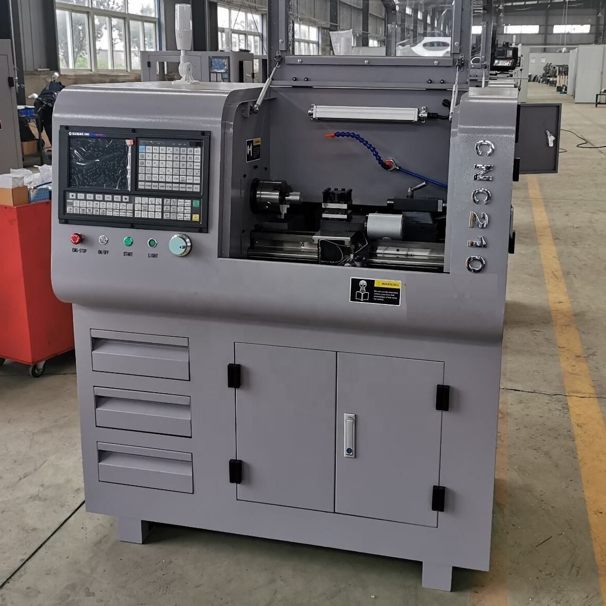 Cnc210 Cnc Mini Kim Loại Quay Lathe Máy Công Cụ Torno De Ngang Mechani ...