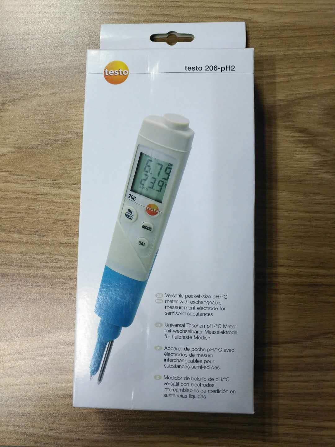 Ban Đầu Testo 206-ph2 Ph Meter - Buy Digital Ph Meter,Mini Ph Meter,Po ...