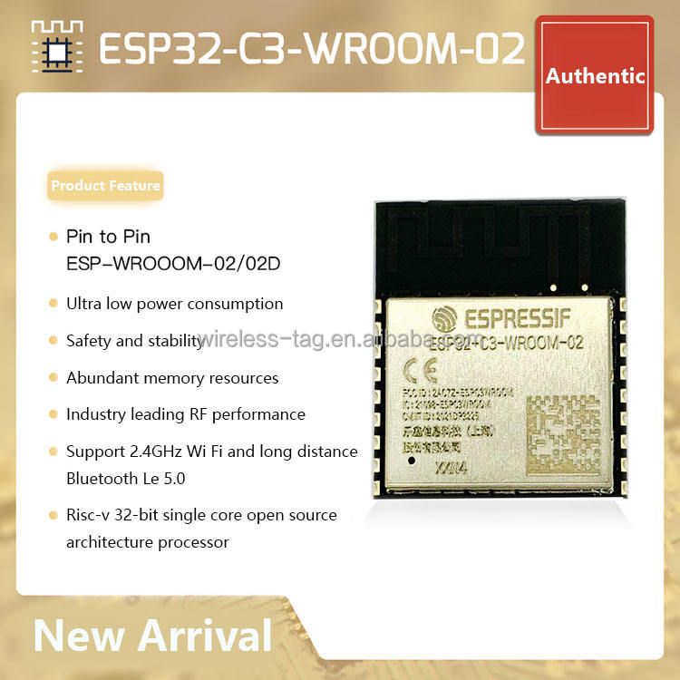 Nhà Máy Chính Hãng Esp32 Module Esp32-c3-wroom-02-h4 Esp32c3 Mcu Wifi – Công Xưởng Máy - Vật Tư ...