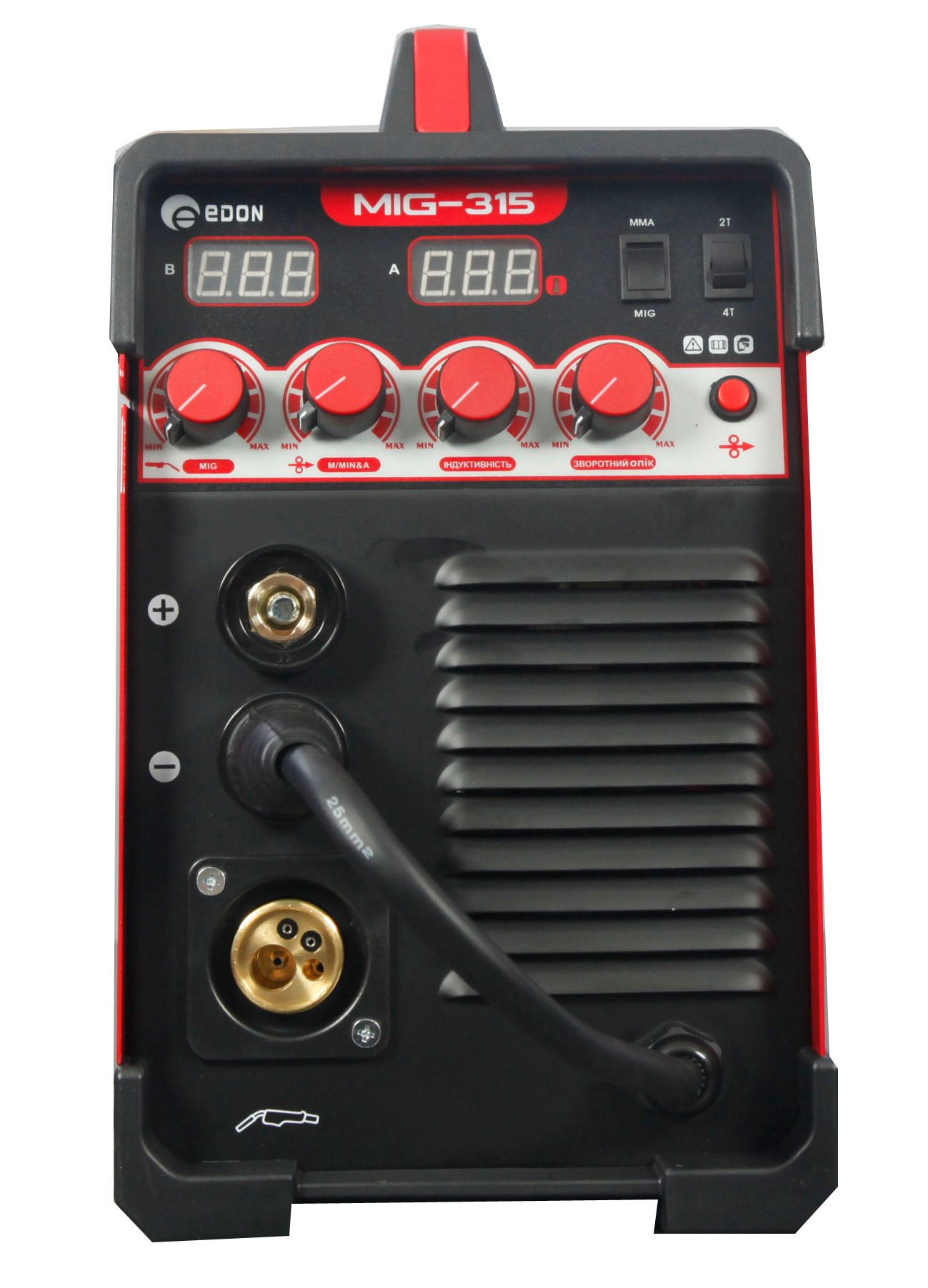 Edon Mig Mag Mma 3 Trong 1 Mig-315 Co2 Gas Và Gasless Inverter Mig Máy ...