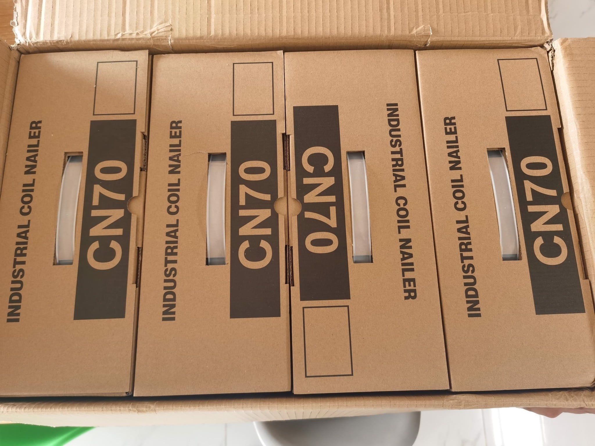 Cn70 Mô Hình Công Nghiệp Air Tool Khí Nén Coil Nailer Cho Pallet Gỗ ...