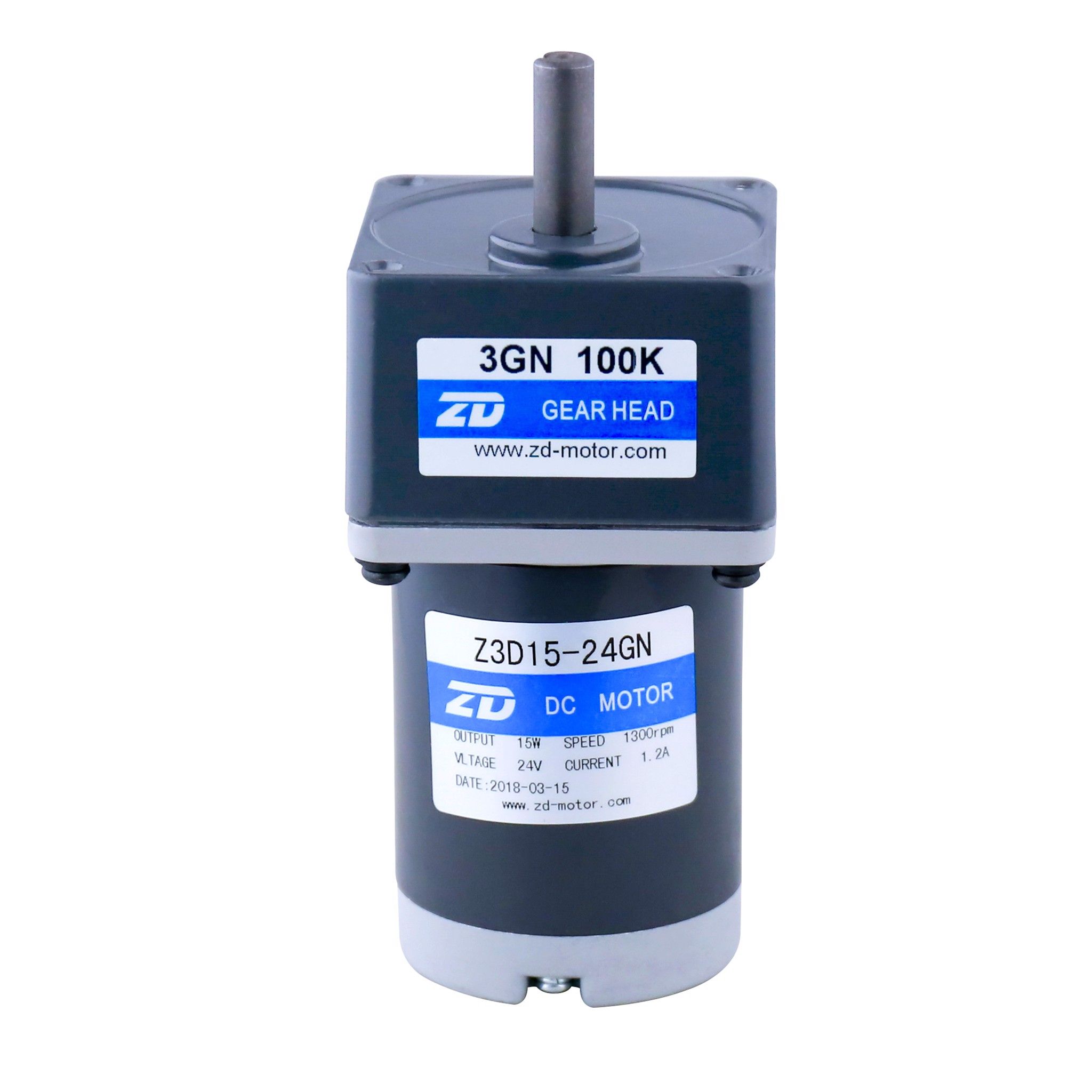 Zd 60mm-104mm 10w-300w 12v 24v 90v High Torque Electric Micro Motor Br ...