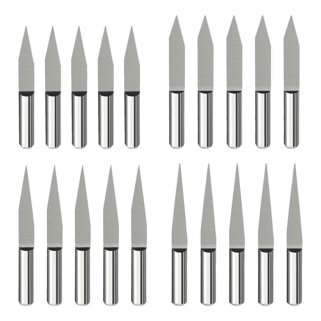 Dao Phay Soao 10 Cái 3.175mm 60 Độ Cnc Router Bit Chính Xác Mài V-shap ...