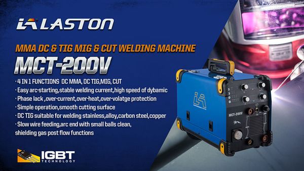 Mct-200v Máy Hàn Mig/mma/cut/tig/ 4 Trong 1 - Buy Gas/gasless Mig Weld ...