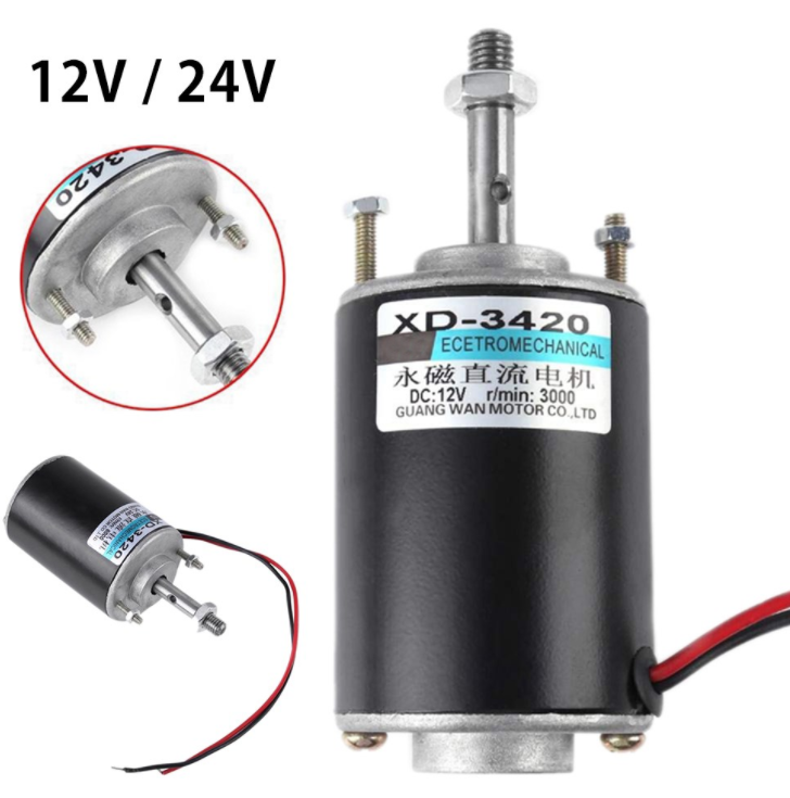 Bộ Phận Điện Tử Xd-3420 12v/24v 3500/7000rpm 30w 2-3.7a 8mm Đường Kính ...