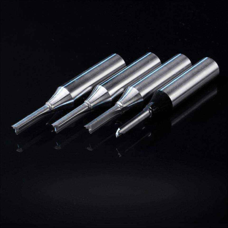 Kws Cửa Tủ Tct Cắt Thẳng Router Bit Cho Gỗ Rắn Phay Cutter Carbide Tip ...