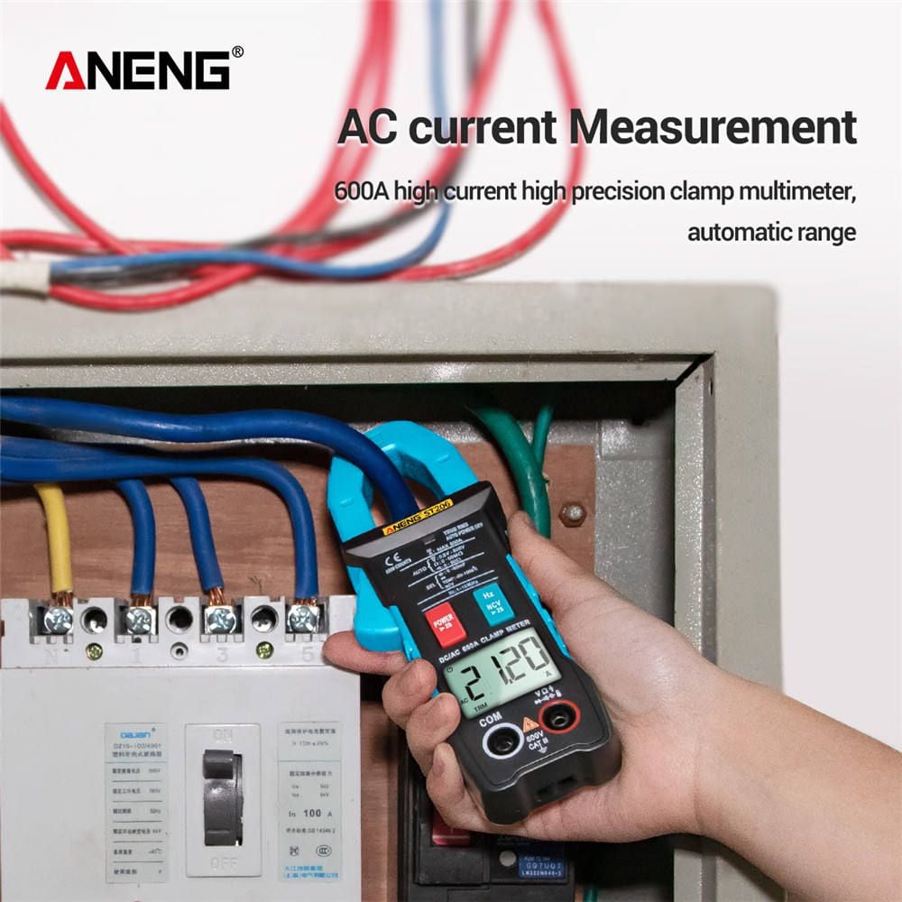 Aneng St206 Kỹ Thuật Số Clamp Meter Multimeter 6000 Counts True Rms Am ...