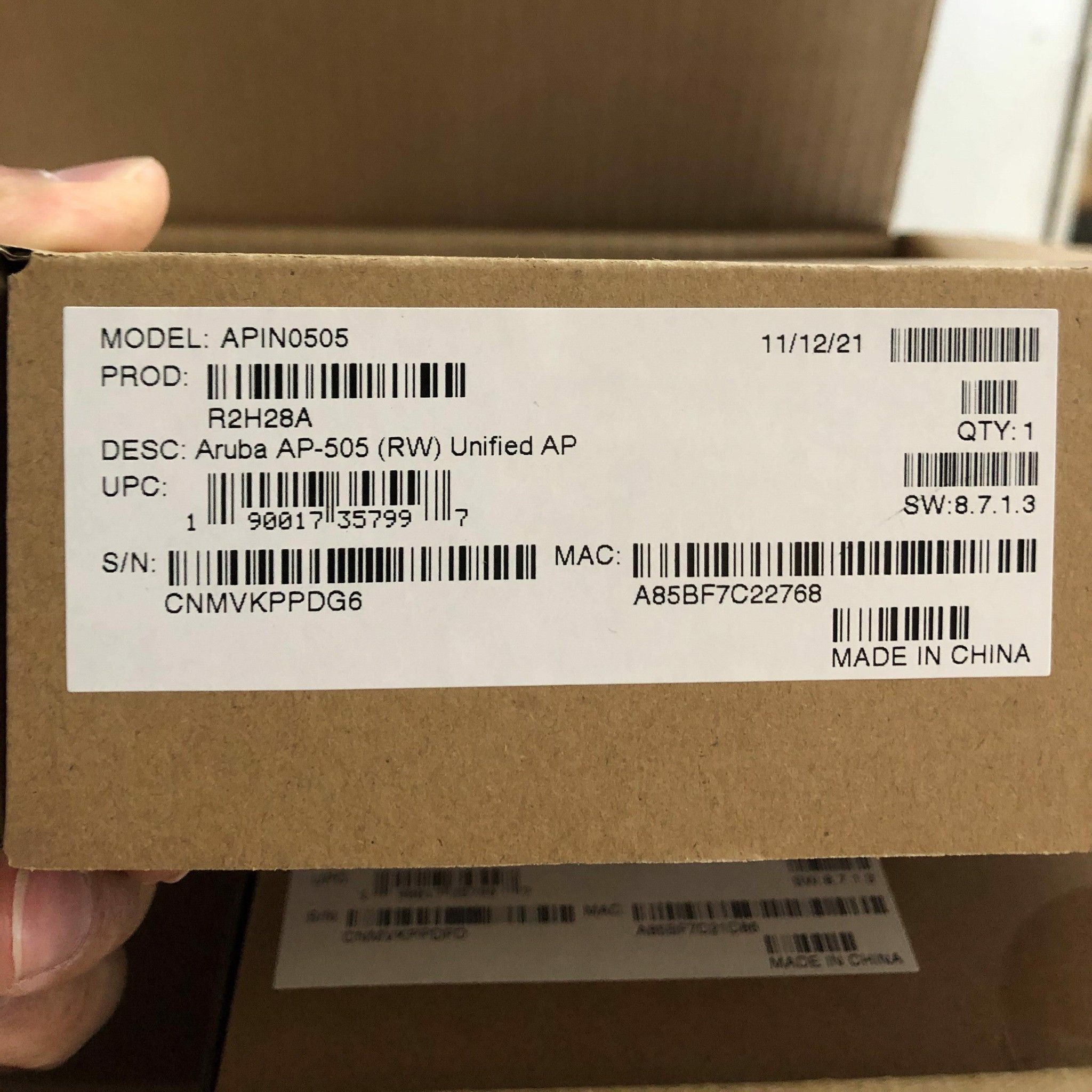 Ap-505 Aruba (rw) Unified Ap R2h28a - Buy Wifi Access Point R2h28a,Uni ...