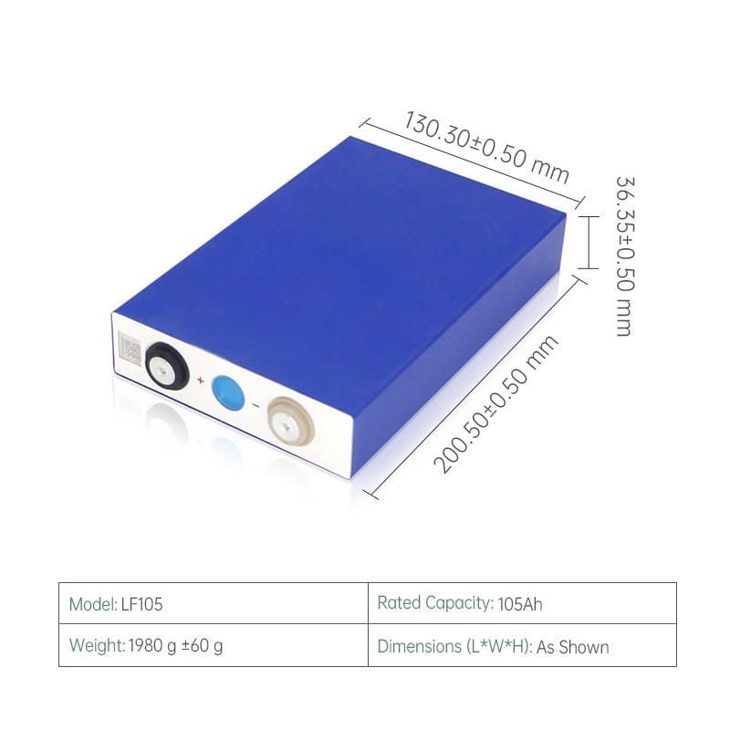 Pin Lifepo4 Hình Lăng Trụ Eve Lf105 3.2v Pin Lfp Lifepo4 32v Hệ Thống ...