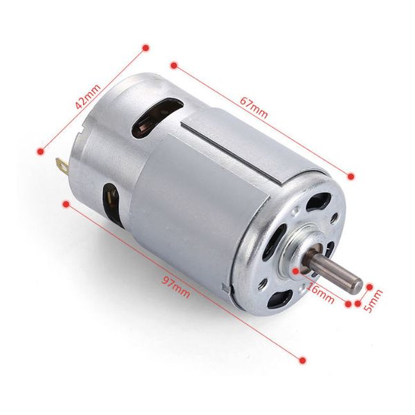 Hiệu Quả Cao 12v 24v Dc 20000rpm 0.5 Hp Điện Dynamo Dc Động Cơ 775 Cho ...