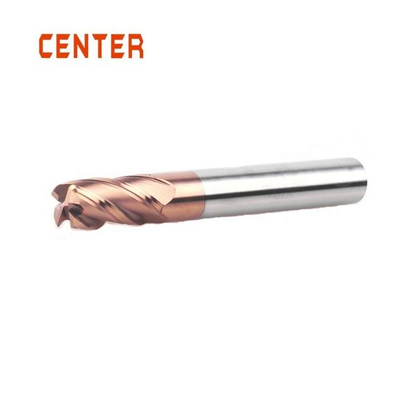 Hrc 55 4f Milling Cutter Solid Carbide Corner Radius End Mill R1*d4*50 ...