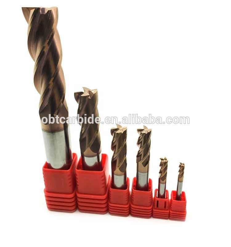 4 Flutes End Mill Máy Công Cụ Router Bits Carbide Khe Khoan Cnc Cutter ...