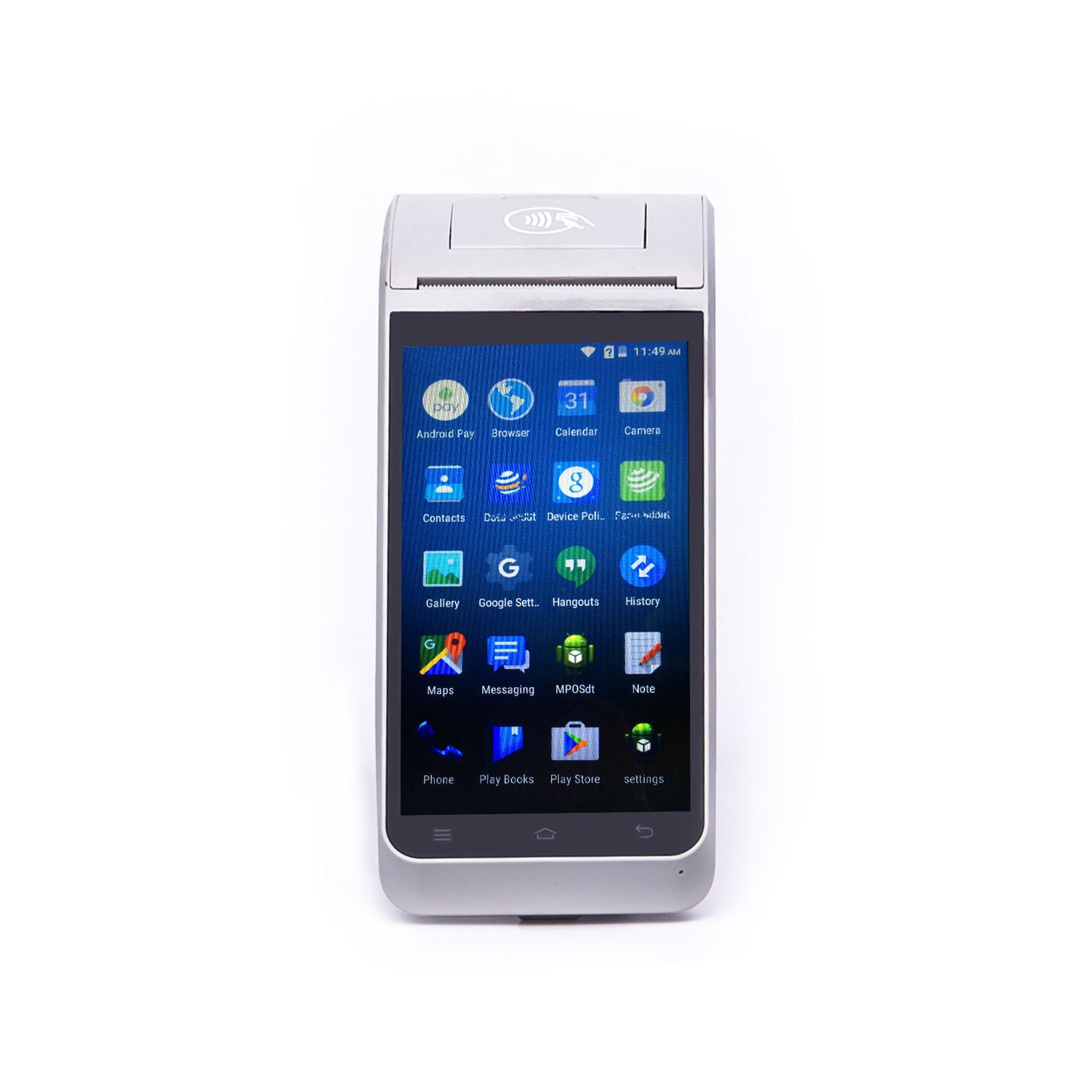 Máy Vé Đậu Xe Máy In Cầm Tay 4g Di Động Z91 Android 9.0 Pos Có Máy In ...