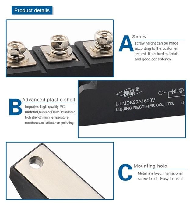 Common cathode pv Diode Module MDK110A – giaiphaptoandien