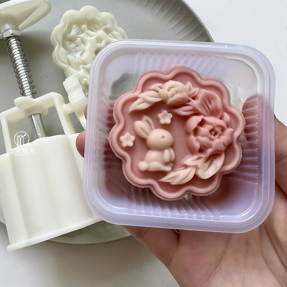 Khuôn Bánh Trung Thu Thỏ Ngọc 75G (2881)