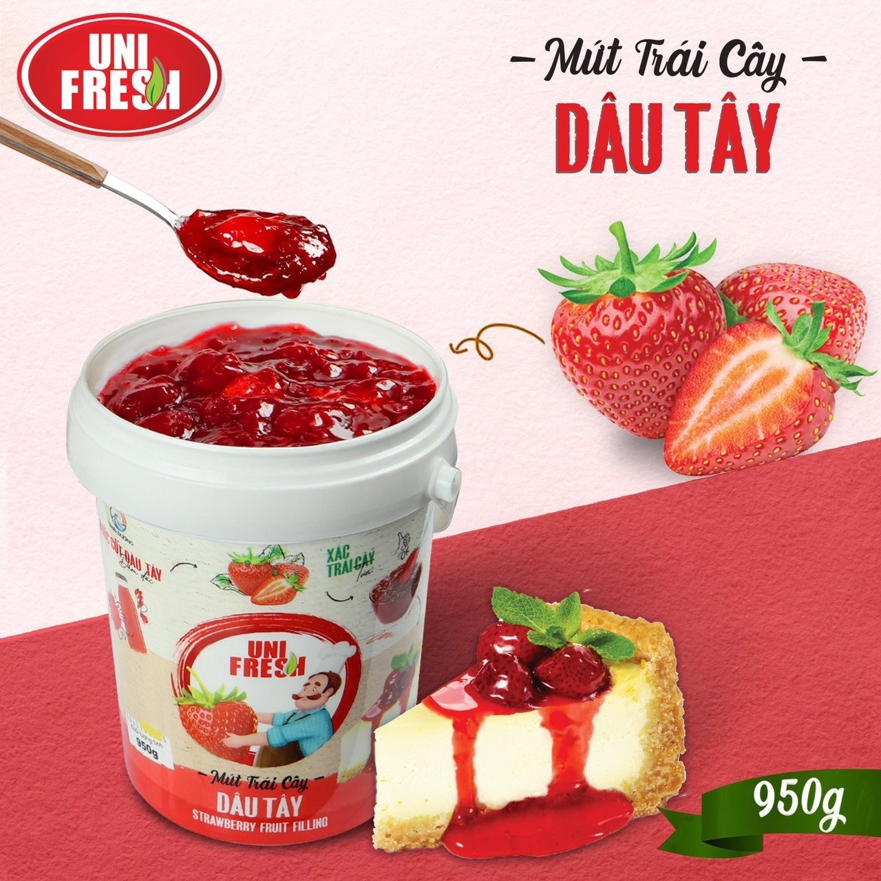 Mứt trái cây Unifresh 950g