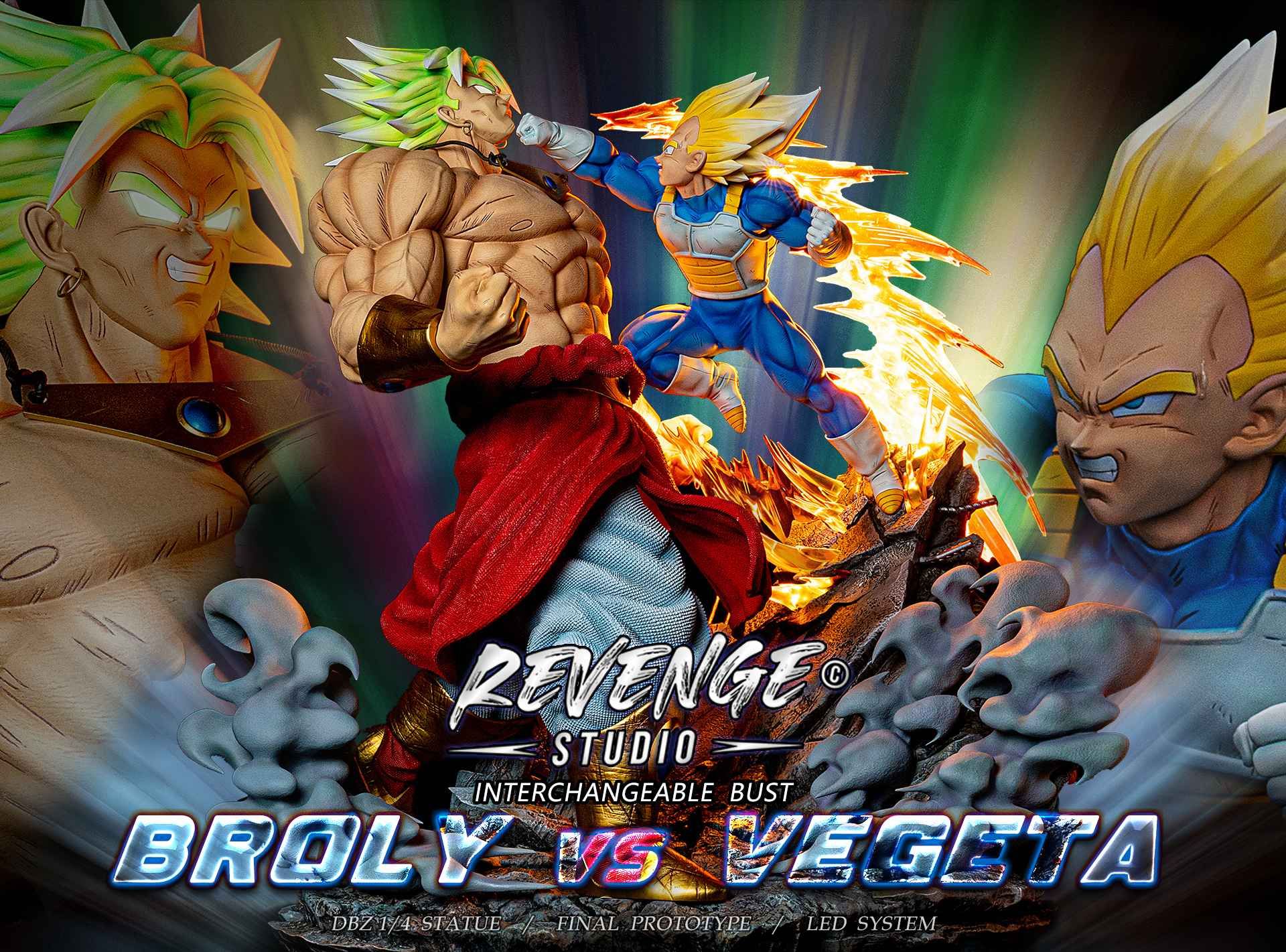 Vegeta VS Broly 1993 - Revenge Studio – Flash Resin Shop