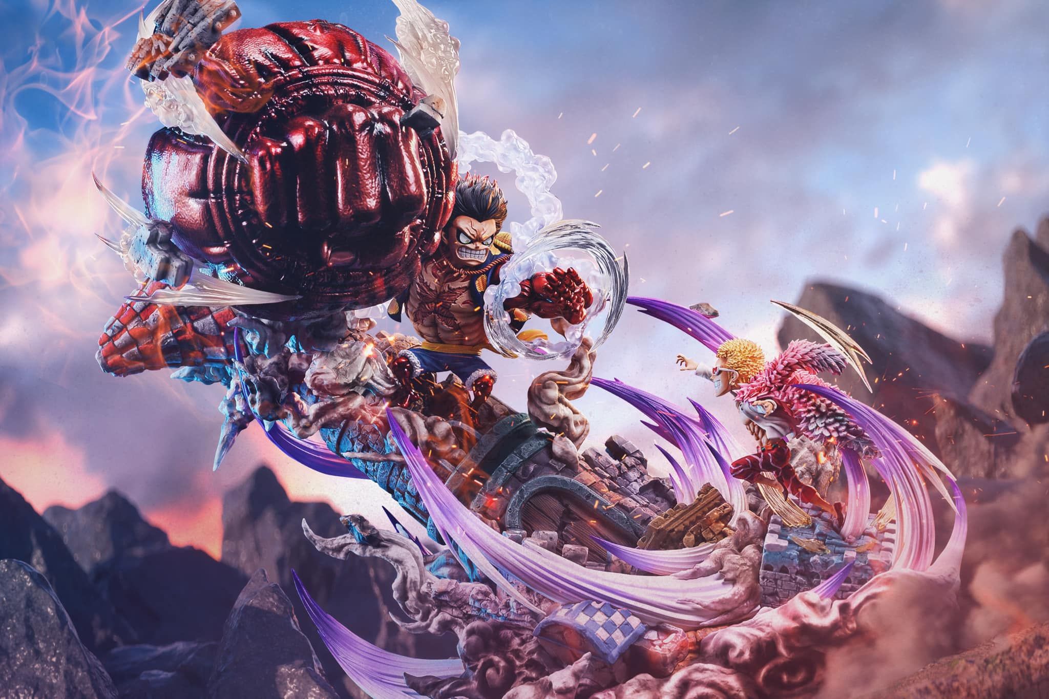 Luffy Vs Doflamingo - G5 Studio – Flash Resin Shop