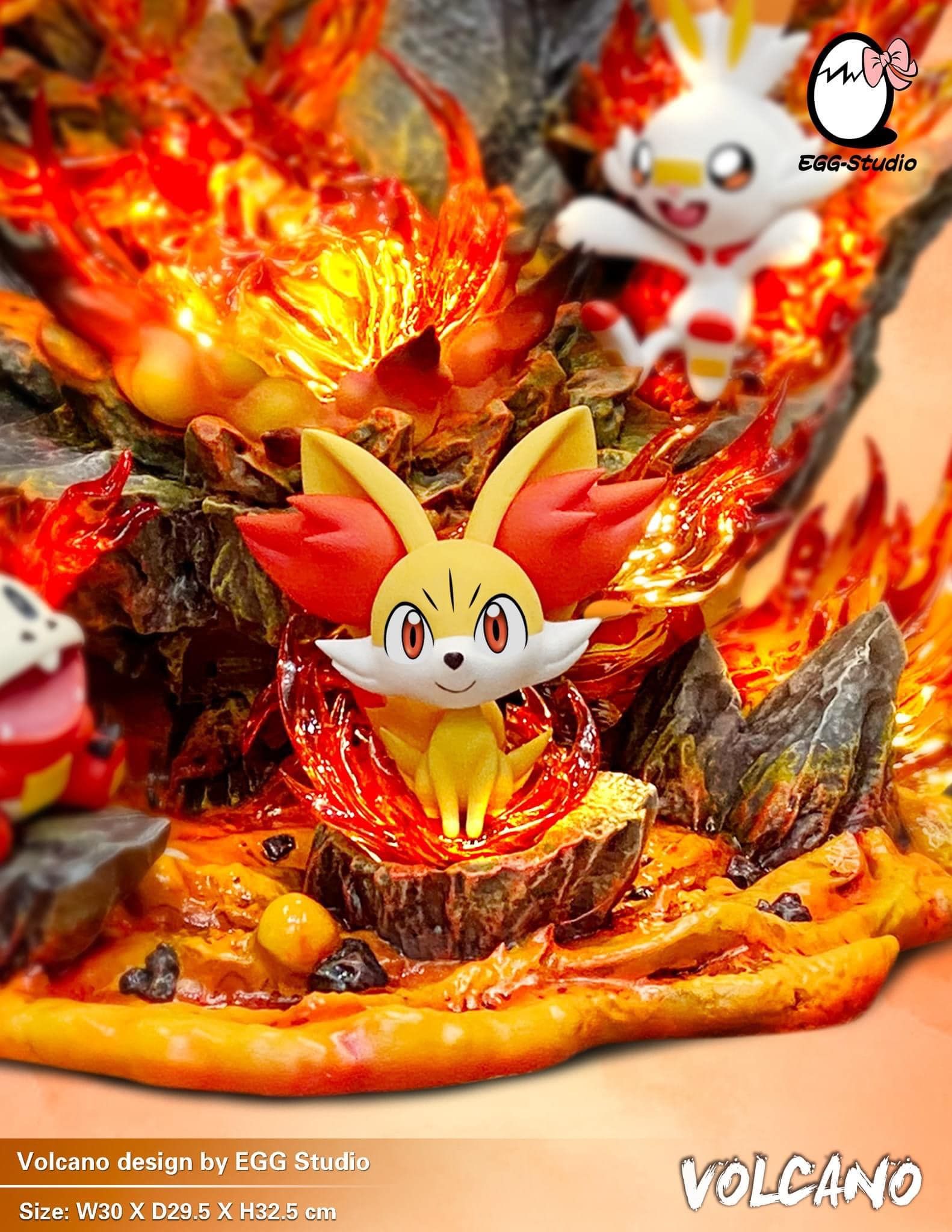 Volcano Family Chalizard Pokemon - Egg Studio – Flash Resin Shop